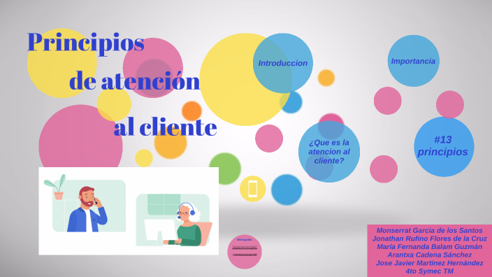 Principios de atención al cliente by Arantxa Cadena on Prezi
