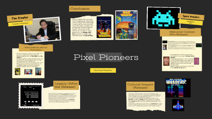 Pixel Pioneers - Space Invaders - Celeste de la Combe by Unknown Beauty ...