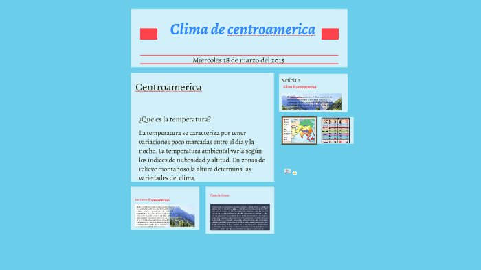 Clima de centroamerica by Ivan Osorio on Prezi