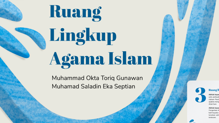 Ruang Lingkup Agama Islam by Okta Toriq on Prezi