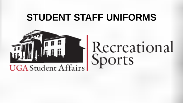 Rec Sports Staff Meeting Student Uniforms by UGA Competitive Sports