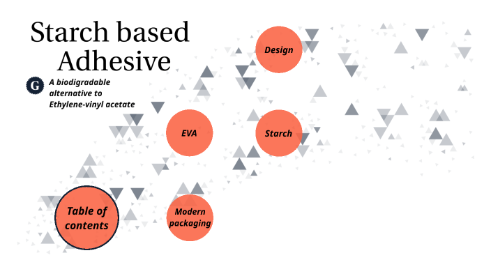 starch based adhesives by Wijnand on Prezi