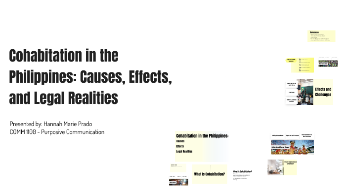 Cohabitation in the Philippines: Causes, Effects, and Legal Realities ...