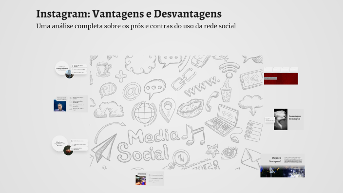 Instagram: Vantagens e Desvantagens by Lisa Leite Godinho on Prezi