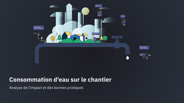 Consommation d'eau sur le chantier by Lara ISMAIL on Prezi