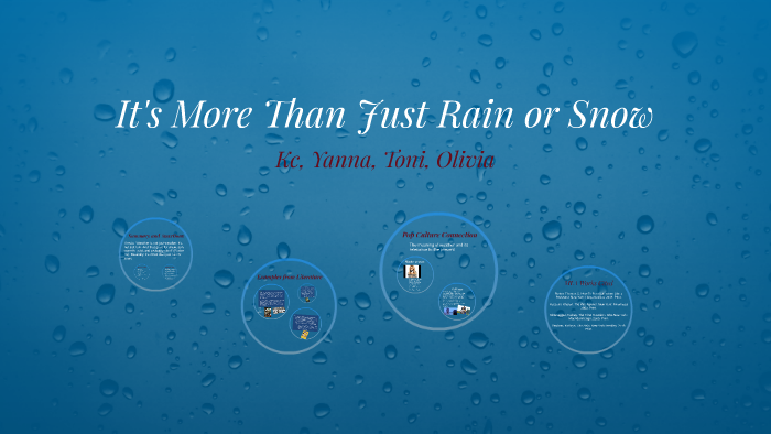 It's More Than Just Rain or Snow by Olivia G. on Prezi