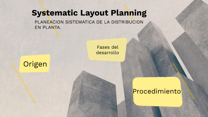 Systematic Layout Planning (SLP) by Cesar Martin Rangel Gonzalez on Prezi