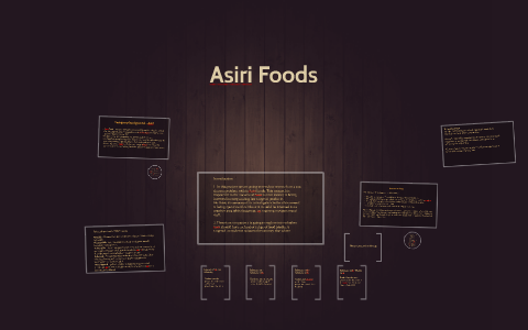 Asiri foods presentation by Camille Gabriella on Prezi