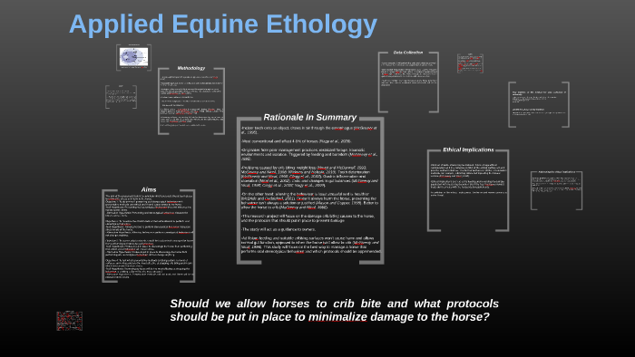 Applied Equine Ethology by Esmé Darling on Prezi