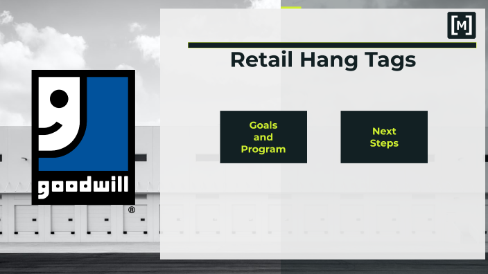 Goodwill Hang Tags by Janelle Soboslay on Prezi