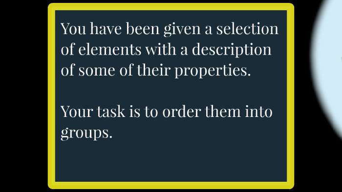 Discovery of the periodic table by David Gabb on Prezi