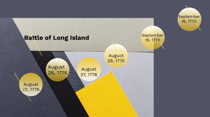 Timeline of Battle of Long Island by Jared Griggs on Prezi