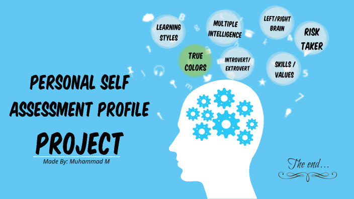 Personal Self Assessment Profile Project by MM - 10KS 955034 Stephen ...