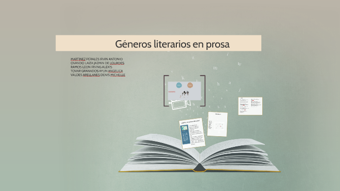 Generos literarios en prosa by Didacti Plas on Prezi