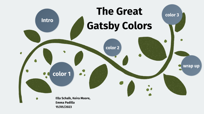The great Gatsby Color by ella schalk on Prezi
