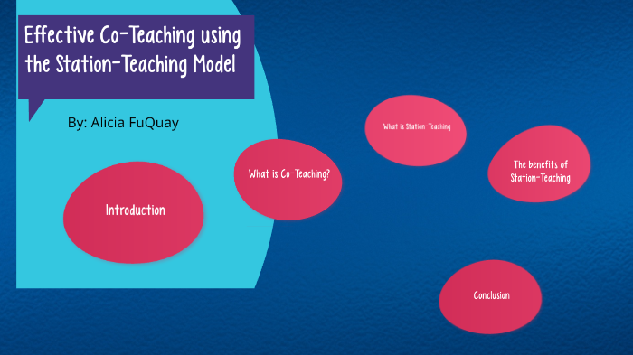 Effective Co-Teaching using the Station Teaching Model by Alicia Fuquay ...