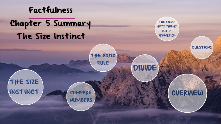 Factfulness Chapter 5 The Size Instinct by H R on Prezi