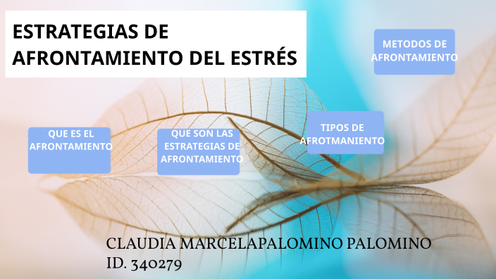 ESTRATEGIAS DE AFRONTAMIENTO DEL ESTRÉS by CLAUDIA PALOMINO on Prezi