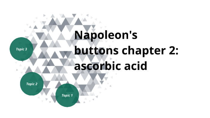 Napoleon's Buttons Chapter 2: Ascorbic acid; 2 scientists by Makenzie ...