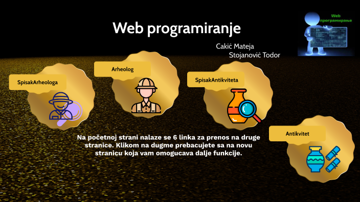 Web programiranje by Todor Stojanovic on Prezi