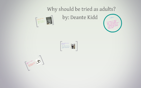 Should juveniles be tried as adults? by deante kidd on Prezi