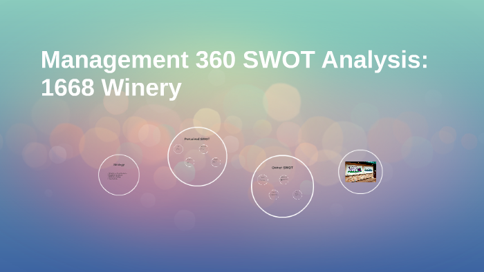 Management 360 SWOT Analysis: 1668 Winery by Phil Paris on Prezi