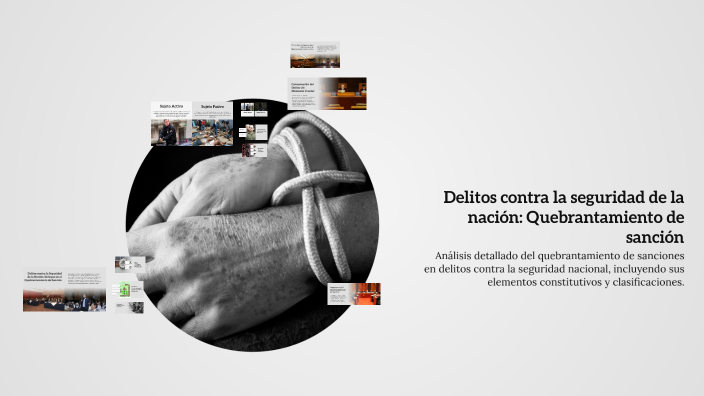 Delitos contra la seguridad de la nación: Quebrantamiento de sanción by ...