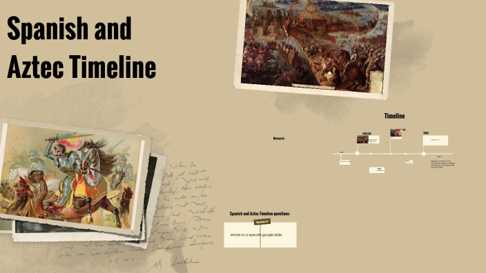 Spanish and Aztec Timeline by Benjamin Mendez on Prezi