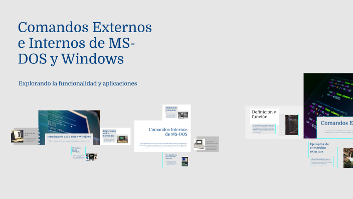 Comandos Externos e Internos de MS-DOS y Windows by Daniel Gordillo on ...