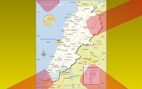 Geopolitical Map of Lebanon by Reneé Wynveen on Prezi