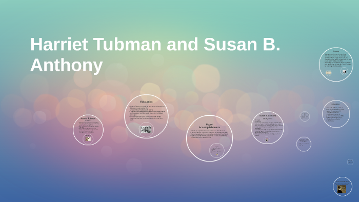 Harriet Tubman and Susan B. Anthony by Funda Akilli on Prezi