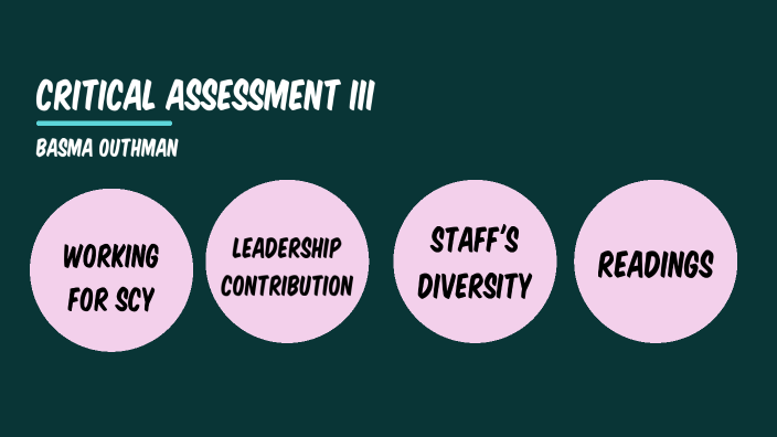 Critical Assessment III by Basma Outhman on Prezi