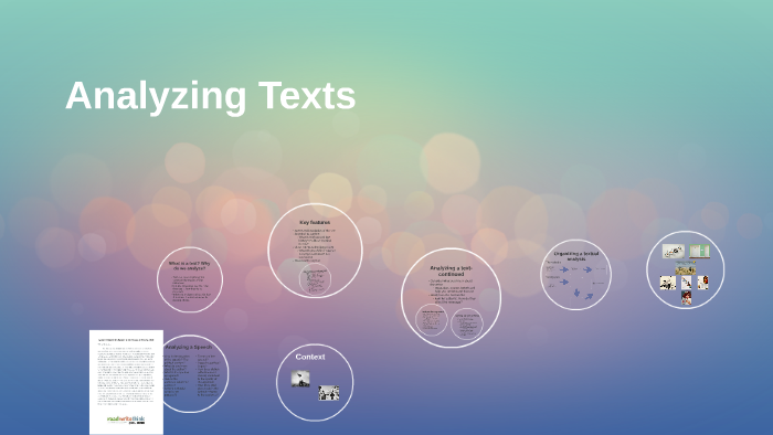 Analyzing Texts by Ann Bradley on Prezi