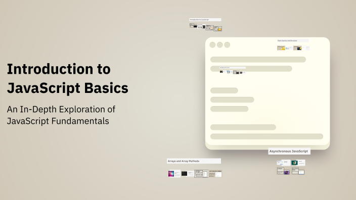 Introduction to JavaScript Basics by fazl al abodi on Prezi