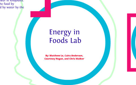 Energy in Food Lab Presentation by Matthew Le on Prezi