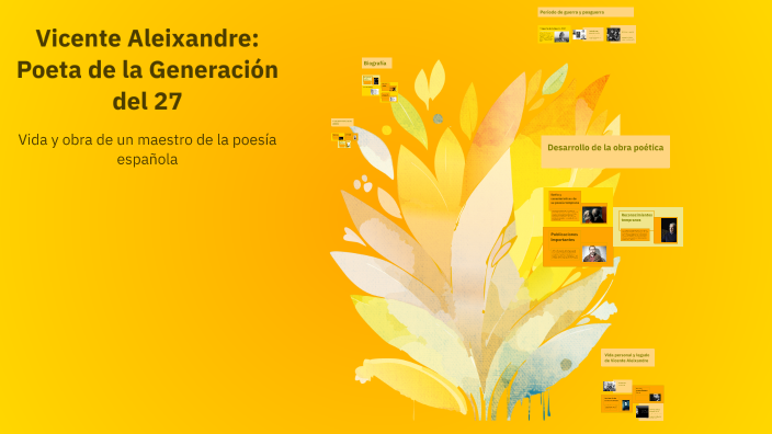 Vicente Aleixandre: Poeta de la Generación del 27 by Мария Куликова on ...