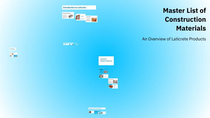 Master List of Construction Materials by Bryan Do on Prezi