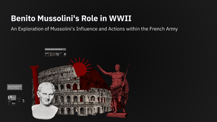 Benito Mussolini's Role in WWII by Piero Granda on Prezi
