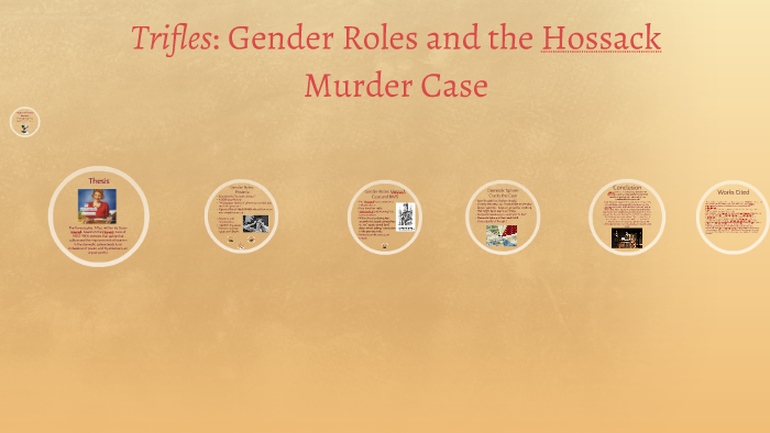 Trifles: Gender Roles and the Hossack Murder Case by Jennifer Murphy on ...