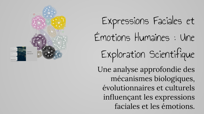 Expressions Faciales et Émotions Humaines : Une Exploration ...