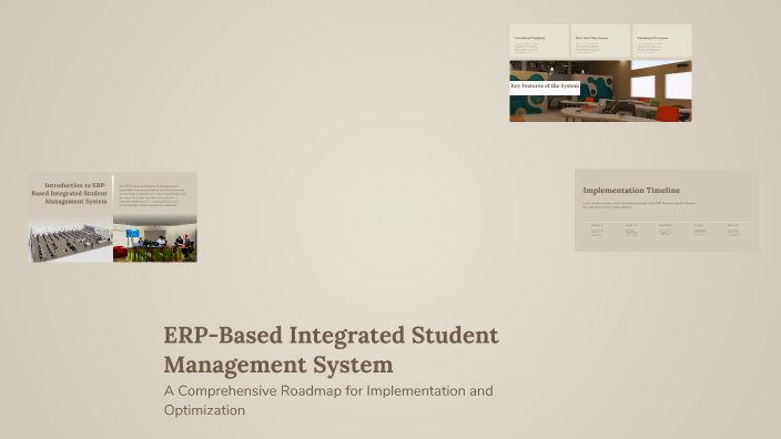 ERP-Based Integrated Student Management System by prashant maradiya on Prezi