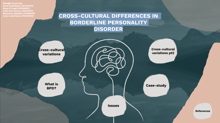 CROSS-CULTURAL DIFFERENCES IN BORDERLINE PERSONALITY DISORDER by Anna ...