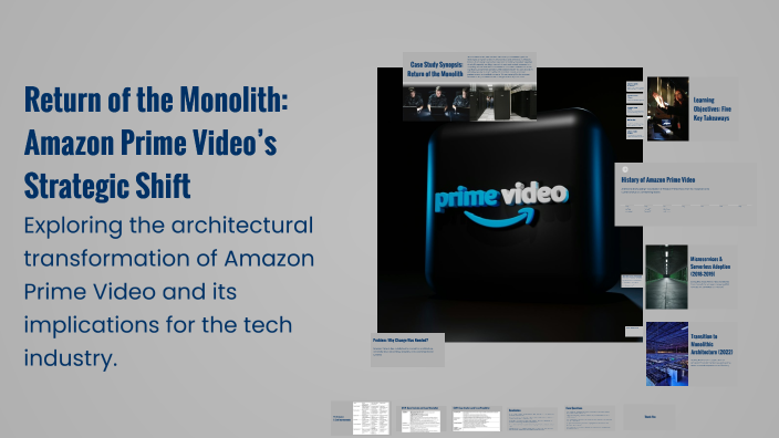 The Tech Rebellion of Amazon Prime Video by secret saint on Prezi