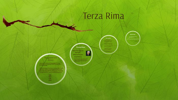 Terza Rima by Brianna Simmons on Prezi