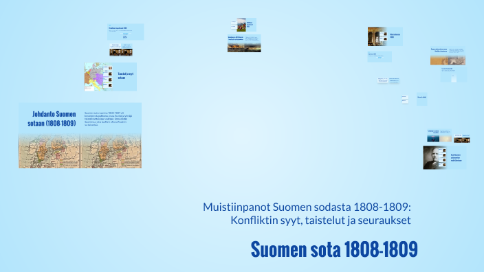 Suomen sota 1808-1809 by Tarja Ahokas-Heikkilä on Prezi