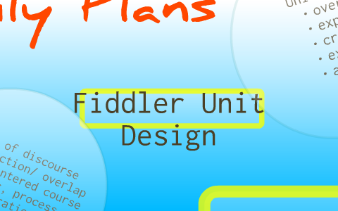 Fiddler Unit Design by Mary Ellen West on Prezi