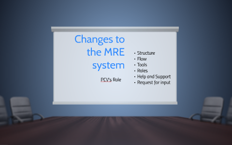 Changes to the MRE system by Alexandra Sian on Prezi