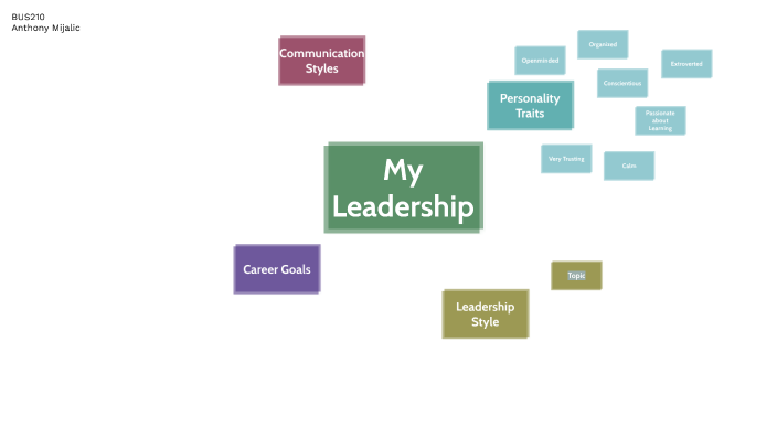 BUS210 3-2 Leadership Map by Anthony Mijalic on Prezi