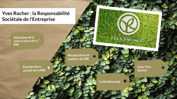 Yves Rocher : la Responsabilité Sociétale de l'Entreprise by Justine ...