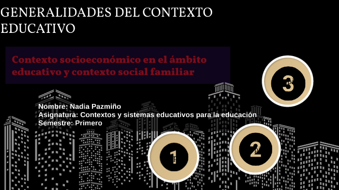 Generalidades del contexto educativo by Nadia Pazmiño on Prezi